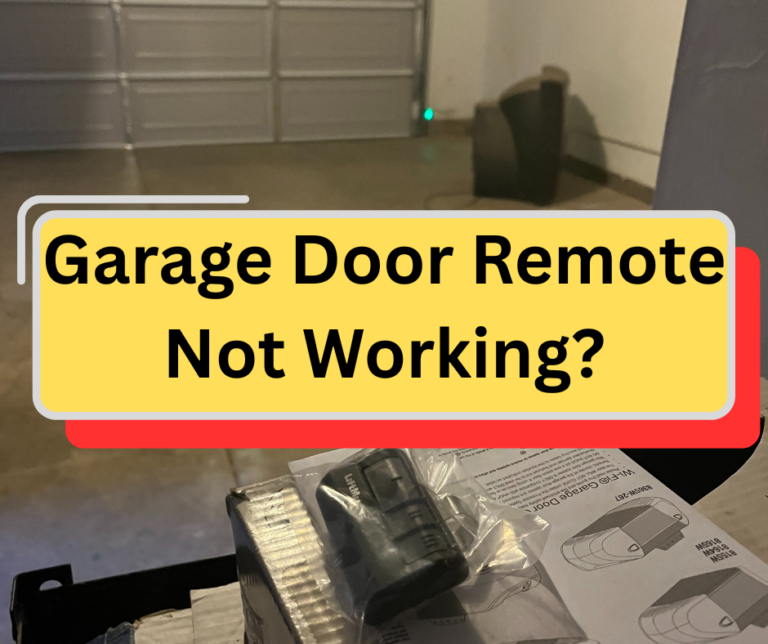 7 Reasons Your Garage Door Remote Is Not Working